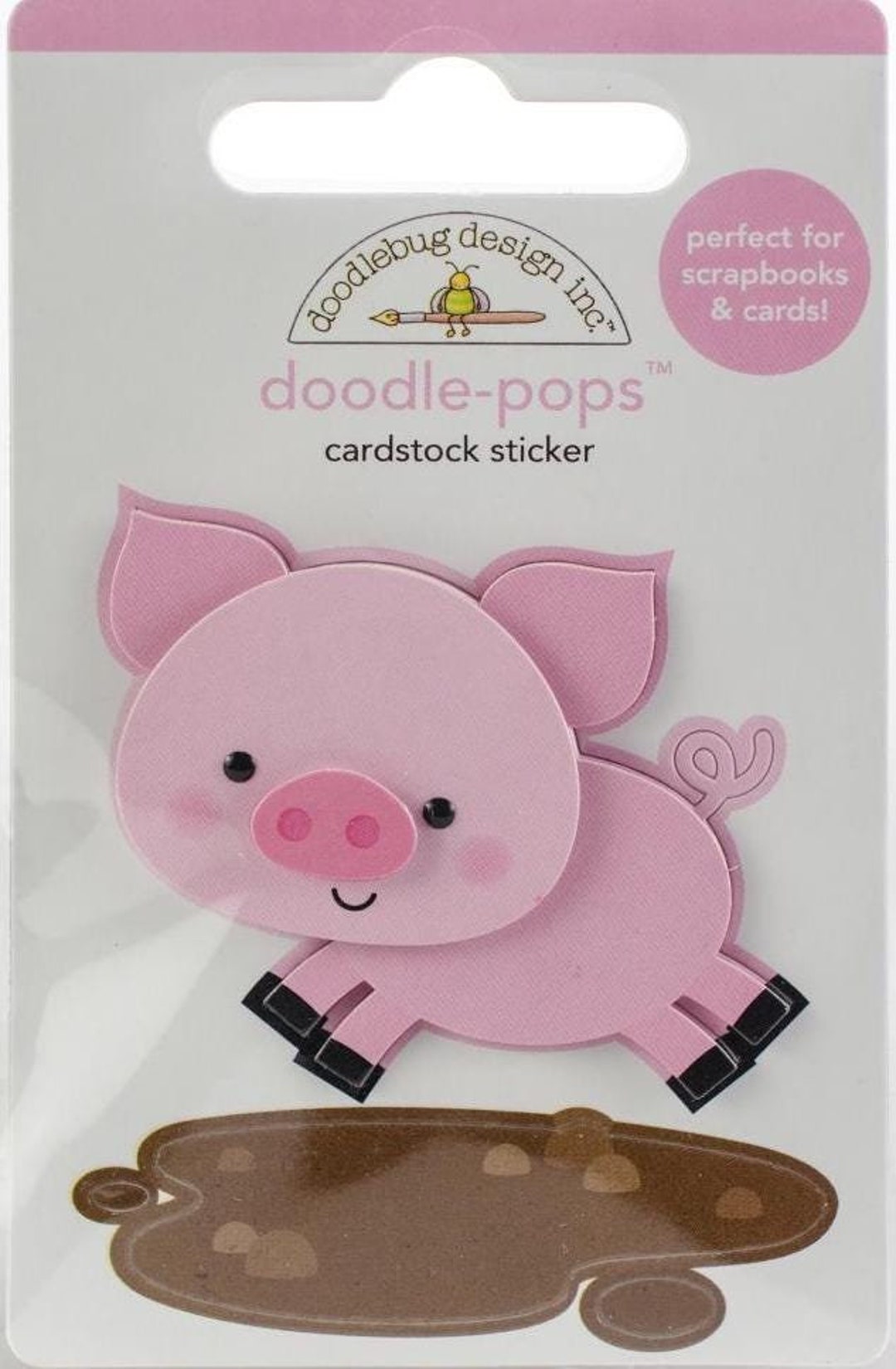 Doodlebug Doodle-pops Farm Animals 3D Stickers | Choice of ...