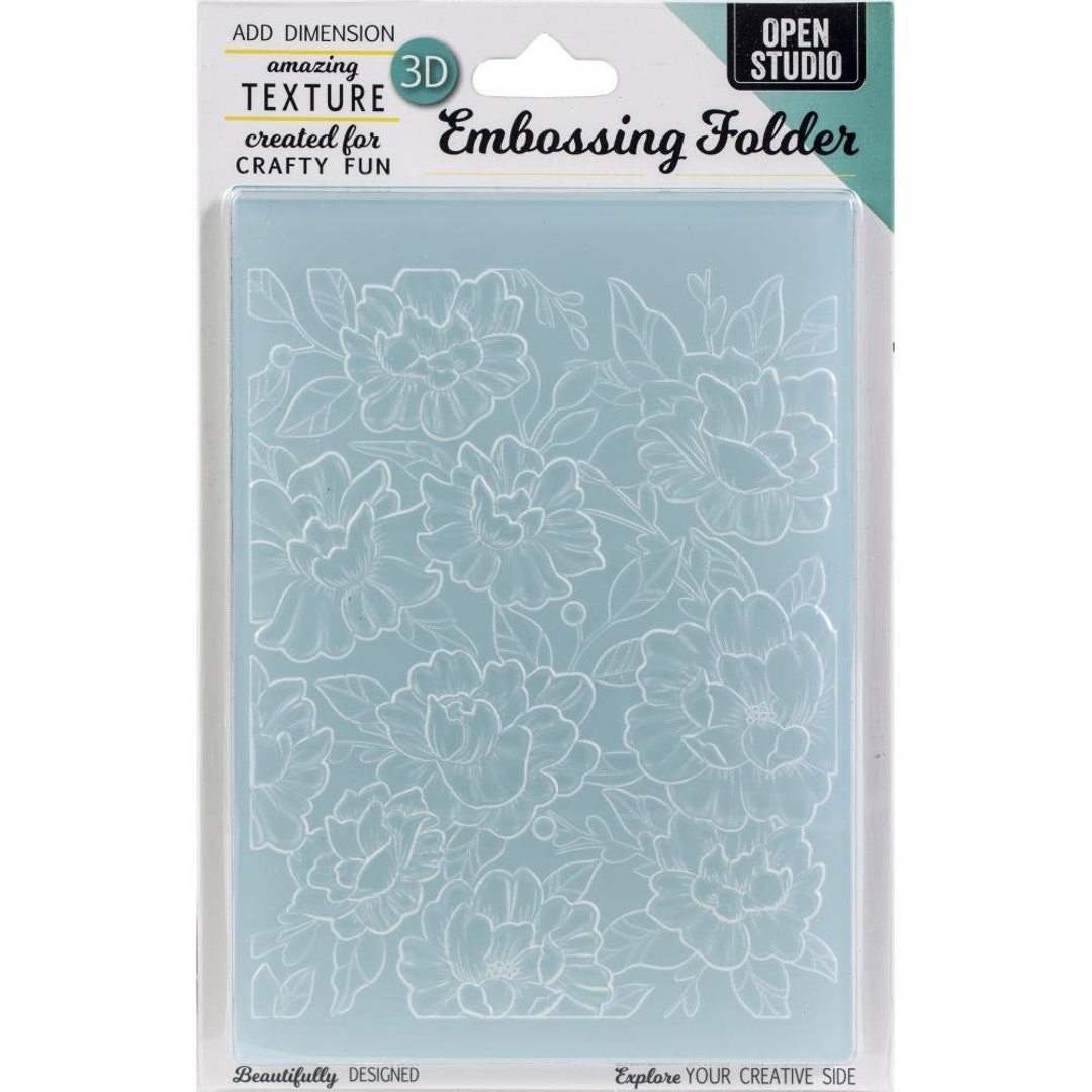 Blooming 3D Embossing Folder Memory Box DIY Papercrafting Projects Die ...