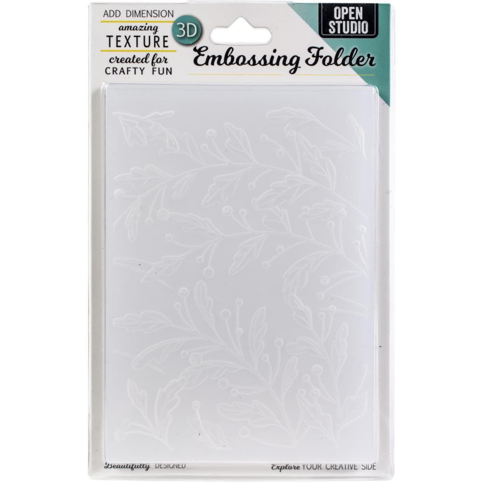 Gracious Leaves 3D Embossing Folder | Memory Box Folder | Cardmaking ...