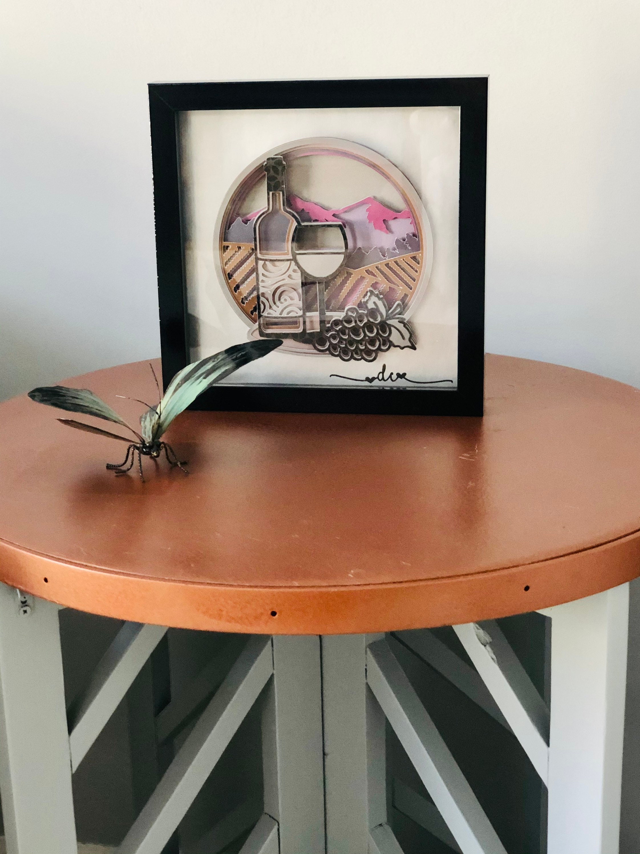 Shadowbox wall art shadow box custom shadow box wall art | Etsy