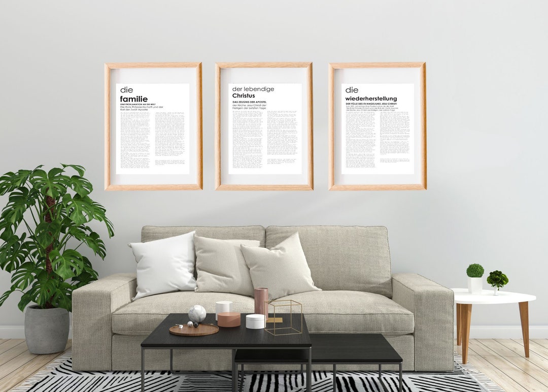 German LDS Proclamations: Set of 3 Pdfs - Etsy