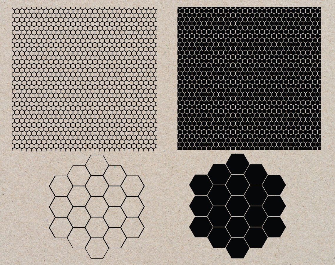 Waben SVG Bundle Waben-Muster SVG-Dateien für Cricut Waben - Etsy ...