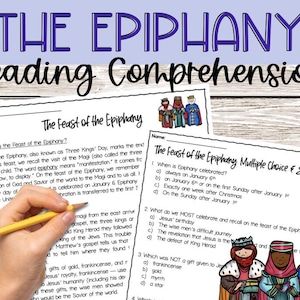 Catholic Reading Comprehension Bundle Epiphany, St. Valentine's Day ...