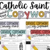 Latin Catholic Prayer Copywork Printing Handwriting Practice - Etsy