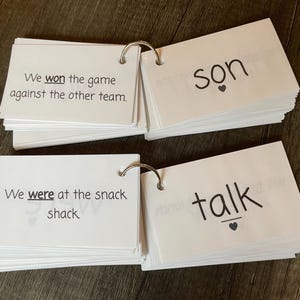 Ufli-aligned High-frequency Word Flash Cards | Irregular Heart Words ...