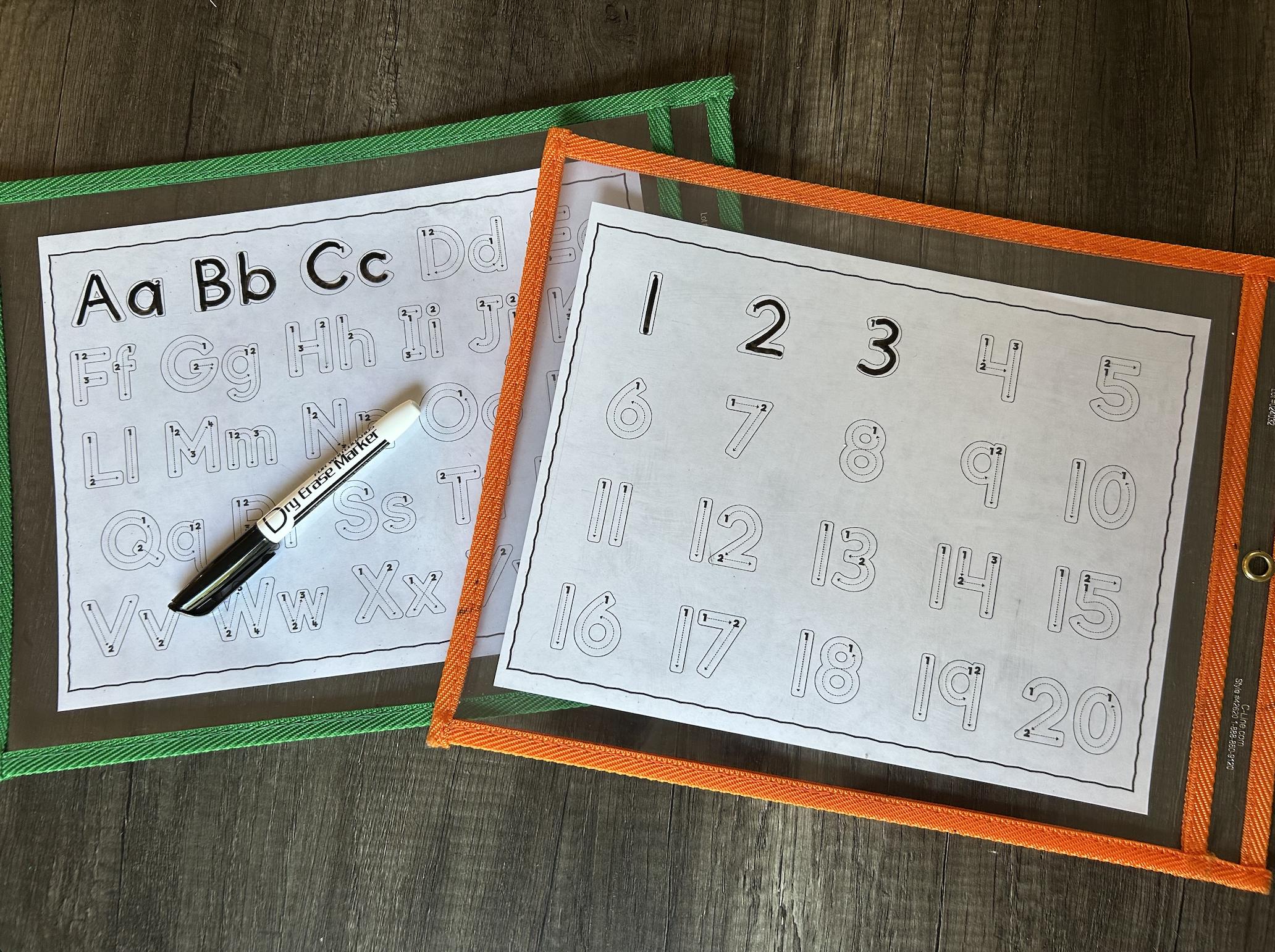Letter and Number Formation Tracing Sheets | Handwriting | Preschool ...
