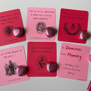 Valentine's Day Printable Cards - Catholic Saint Quote + Bible Verse ...