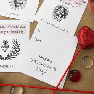 Valentine's Day Printable Cards - Catholic Saint Quote + Bible Verse ...