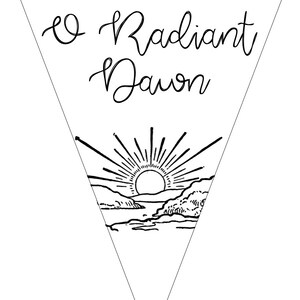 O Antiphons Advent Banners - Catholic Christmas Art - Jesse Tree - O ...