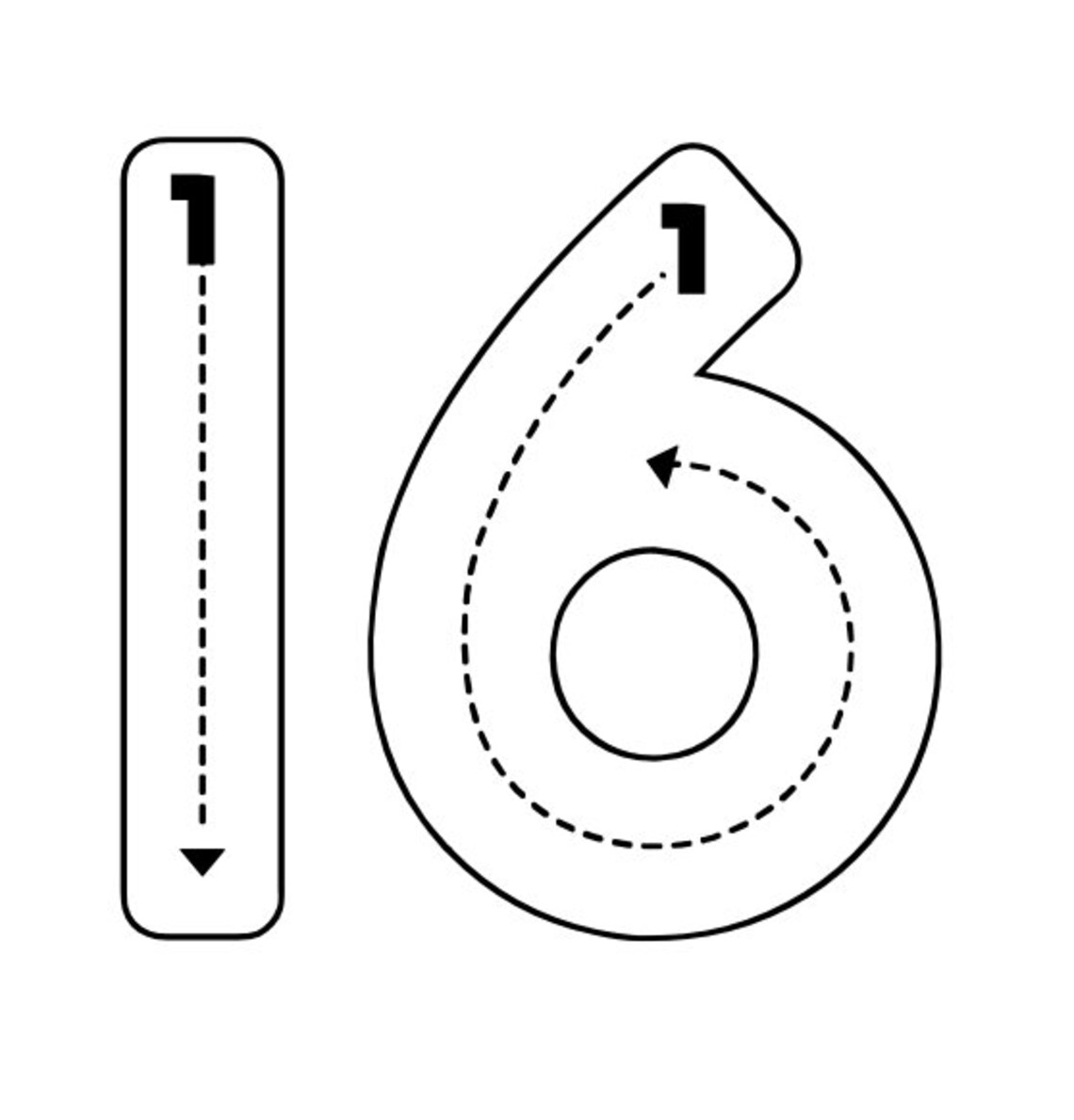 Letter and Number Formation Tracing Sheets Handwriting - Etsy