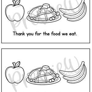 Thank You God Prayer Coloring Book | Preschool and Kindergarten ...