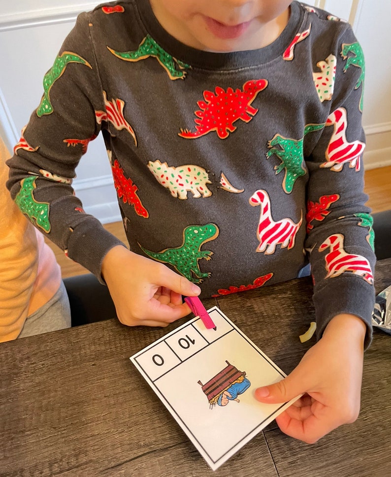 Nativity Count and Clip - Christmas and Advent Centers Task Cards | - Etsy