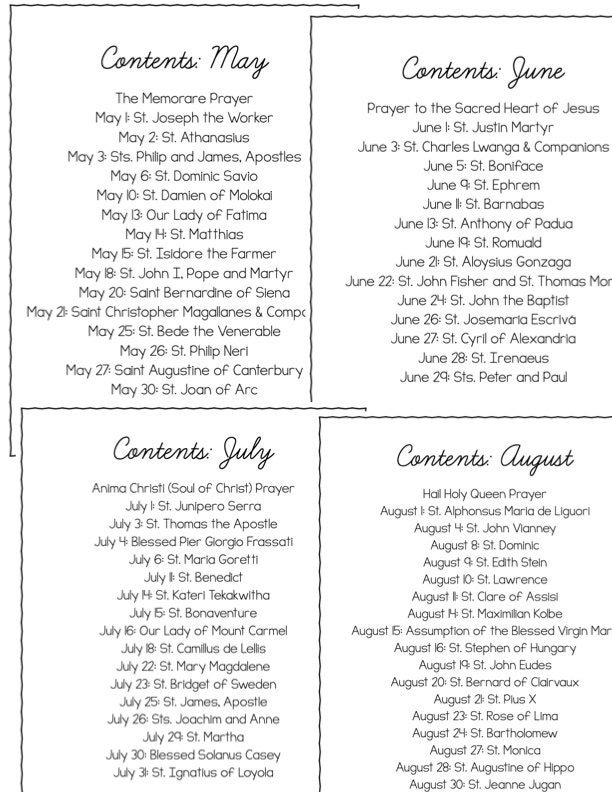 CURSIVE Yearlong Catholic Saints Copywork Bundle: 175 Pages - Etsy