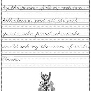 Catholic Prayer Copywork: Cursive | Faith Formation | Handwriting ...