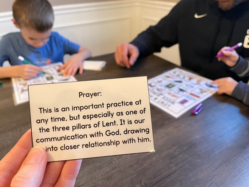 Lent Bingo Game Ash Wednesday Holy Week Easter Activity - Etsy