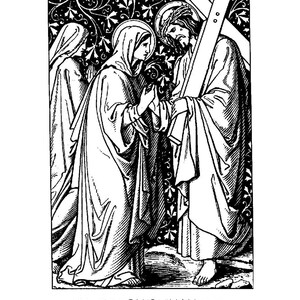 Stations of the Cross Vintage Posters | Lent Banner or Garland ...