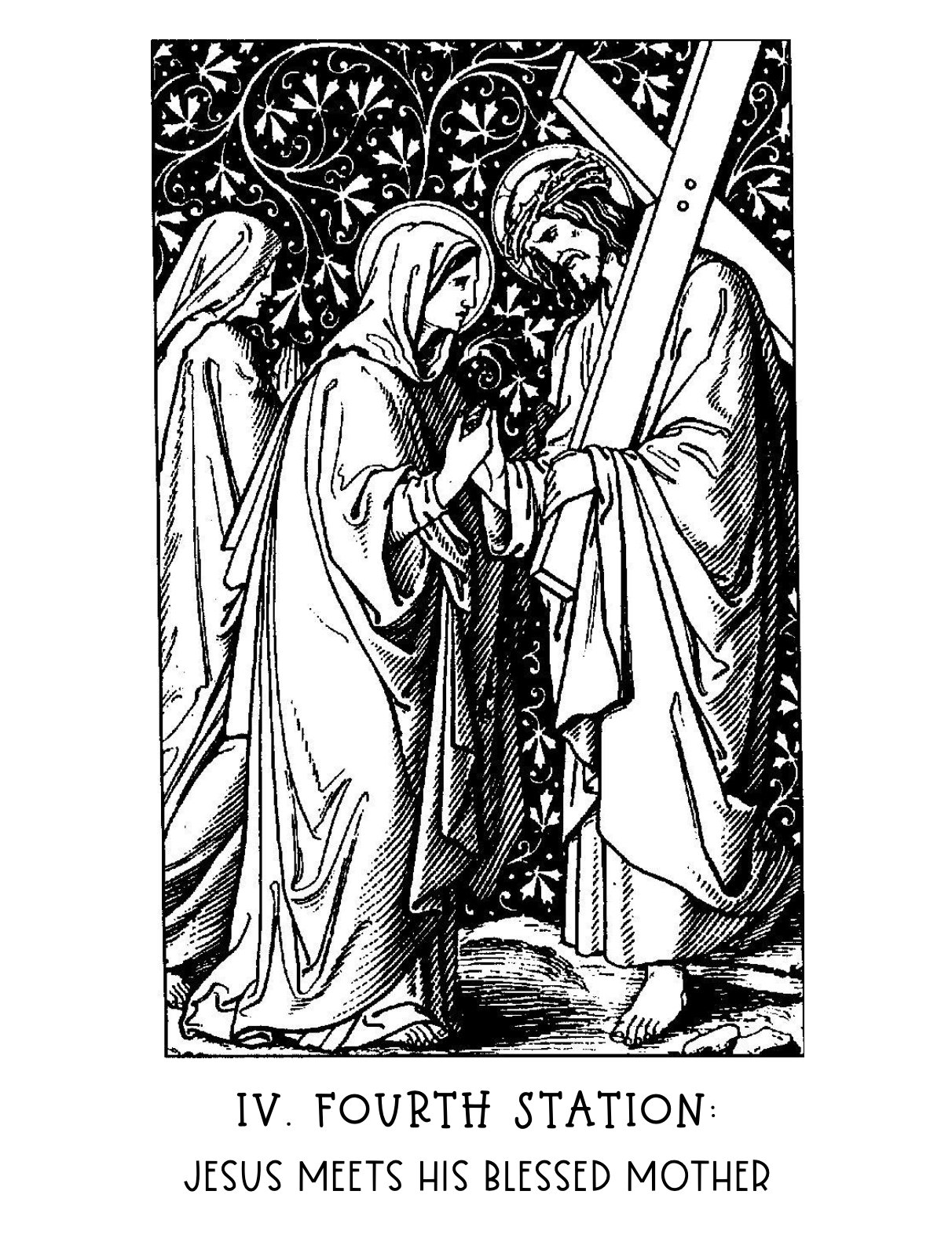 Stations of the Cross Vintage Posters | Lent Banner or Garland ...