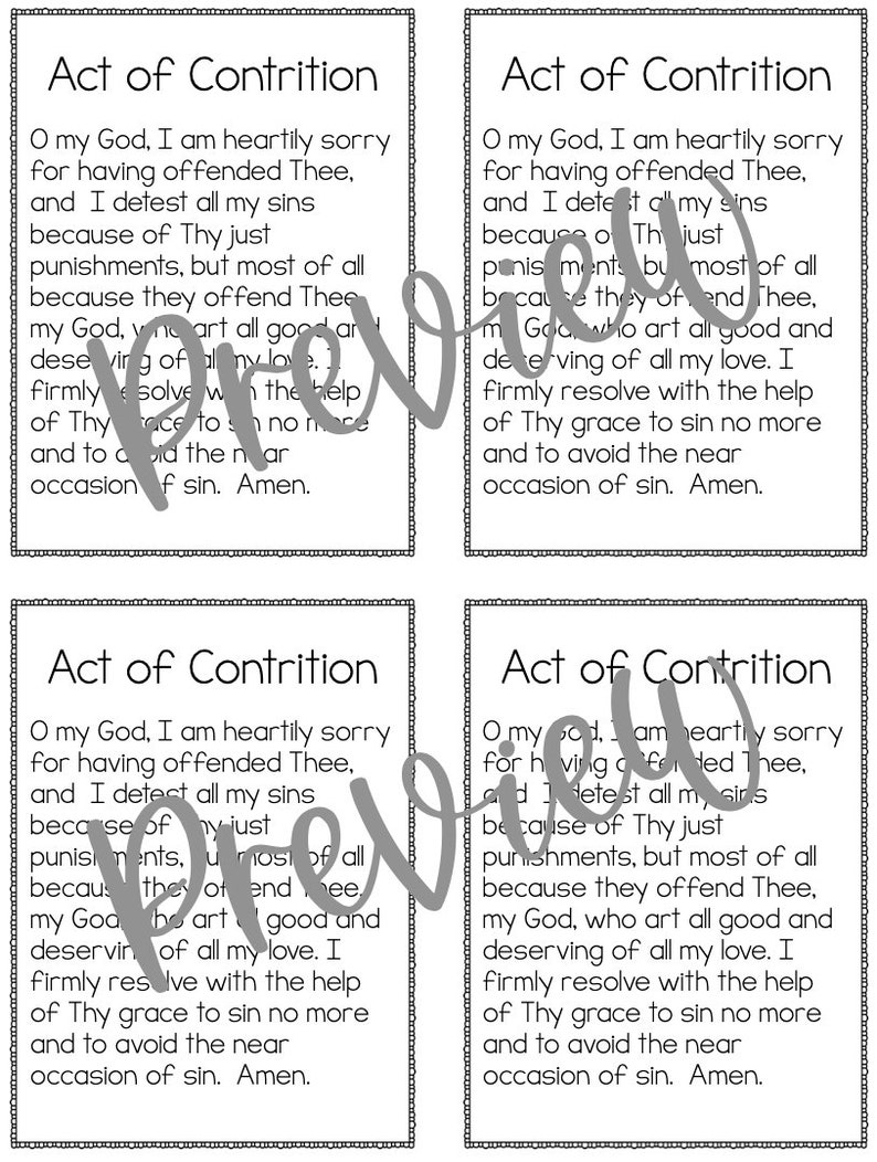 PRINTABLE Catholic Prayer Flip Ring | Digital File | Flash Card Ring ...