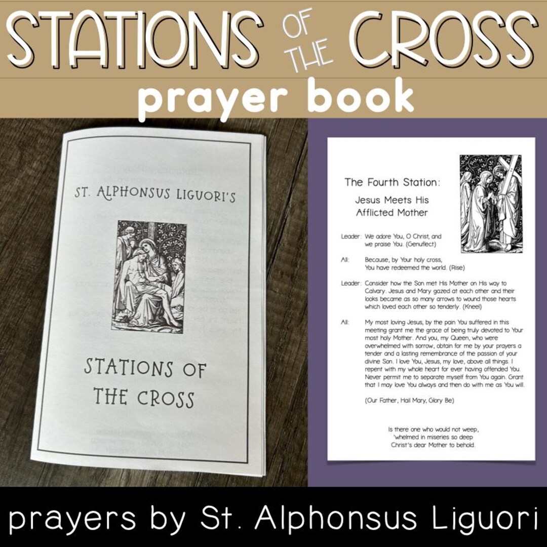 Stations of the Cross Prayer Book: Lent, Holy Week, Good Friday ...