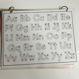 Personalized Name Handwriting Book | Dry Erase | Preschool ...