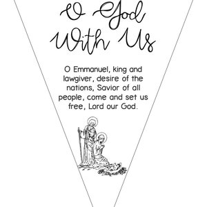 O Antiphons Advent Banners - Catholic Christmas Art - Jesse Tree - O ...