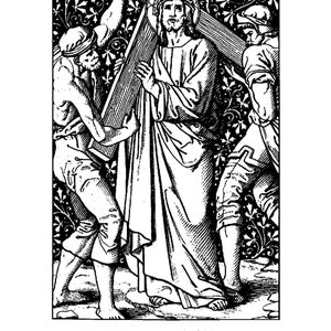 Stations of the Cross Vintage Posters | Lent Banner or Garland ...