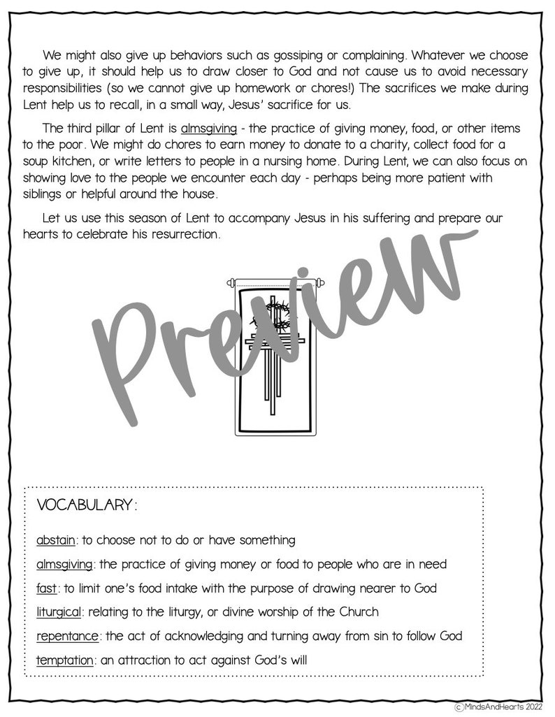 Catholic Reading Comprehension Bundle - Epiphany, St. Valentine's Day ...