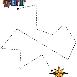 Nativity Tracing Fine Motor Activity Pages - Christmas Tracing ...