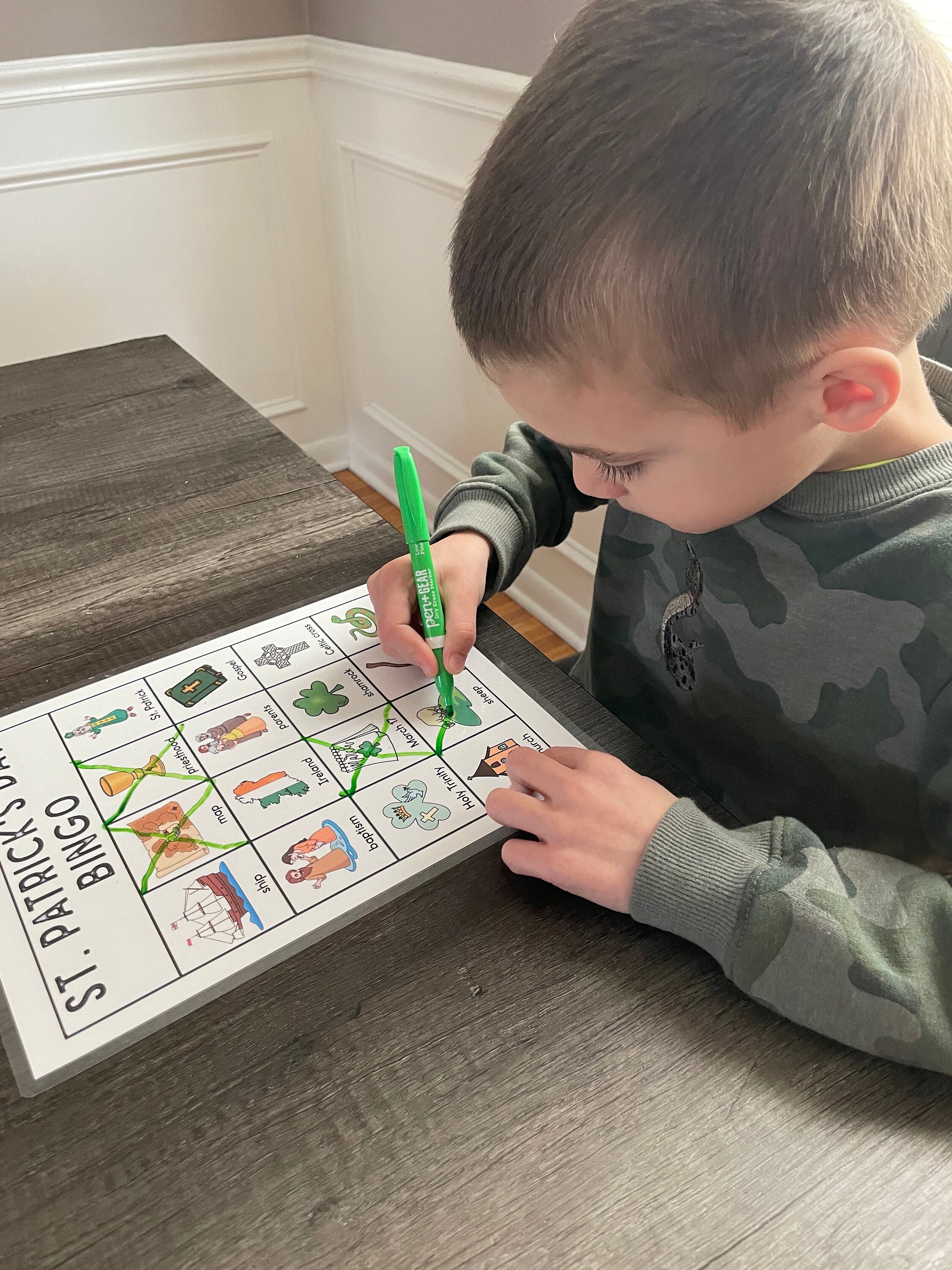 St. Patrick's Day Bingo & Memory Matching Game | Catholic Christian ...