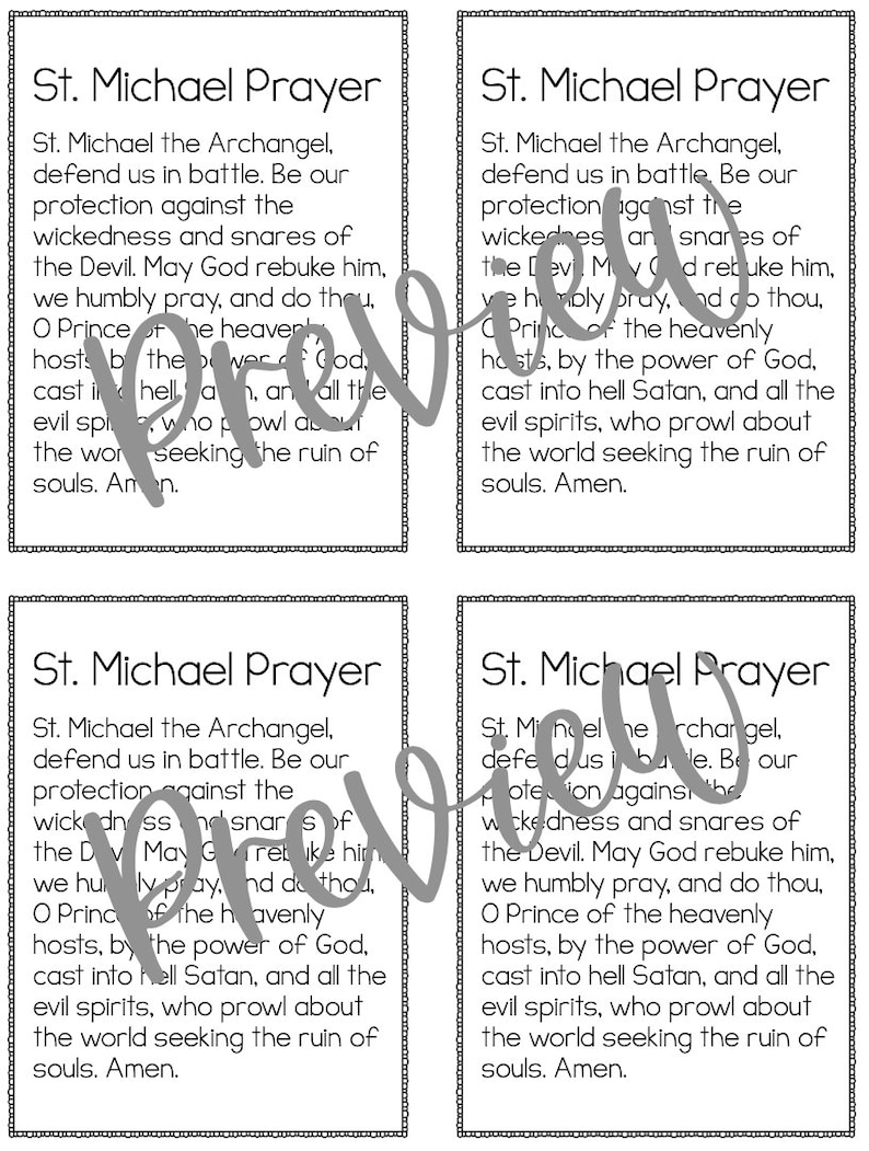 PRINTABLE Catholic Prayer Flip Ring Digital File Flash - Etsy