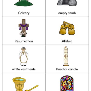 Easter Season Bingo W/ Ascension Thursday & Pentecost Sunday ...