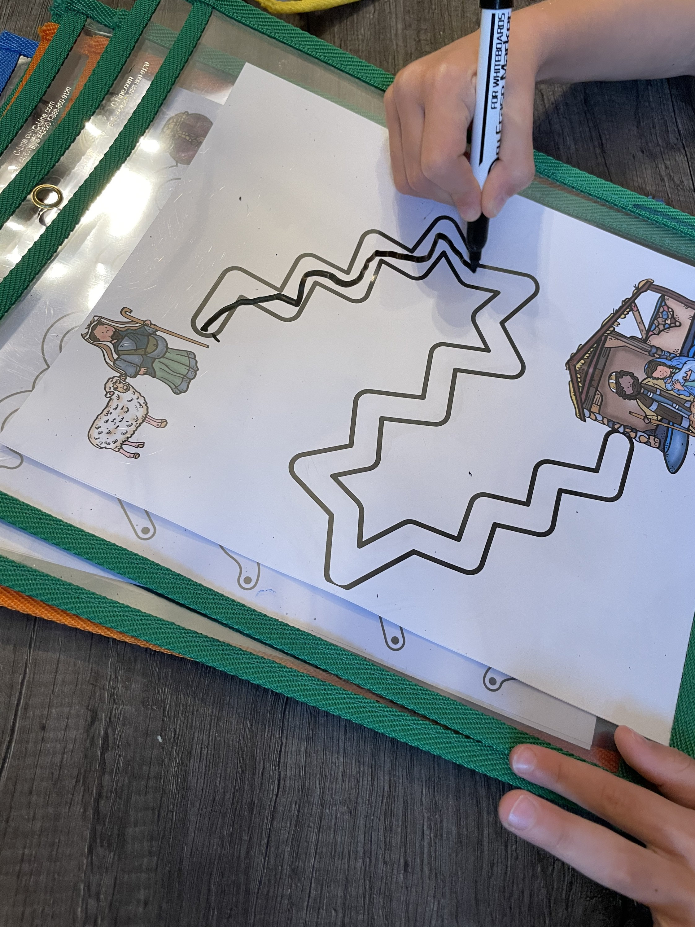 Nativity Tracing Fine Motor Activity Pages - Christmas Tracing ...