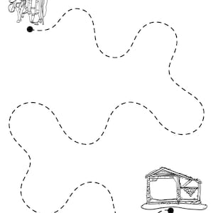 Nativity Tracing Fine Motor Activity Pages - Christmas Tracing ...