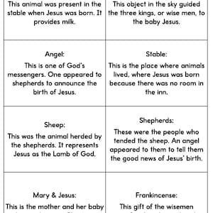 Nativity Bingo Game - Christmas or Advent Activity | Religious ...