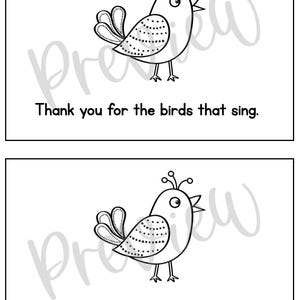 Thank You God Prayer Coloring Book | Preschool and Kindergarten ...