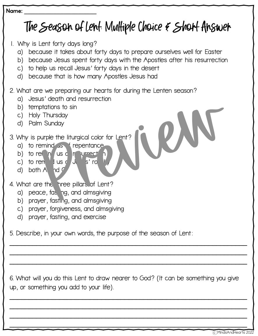 Catholic Reading Comprehension Bundle - Epiphany, St. Valentine's Day ...