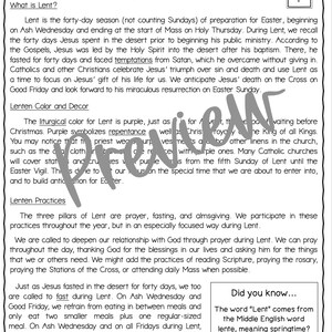 Catholic Reading Comprehension Bundle - Epiphany, St. Valentine's Day ...