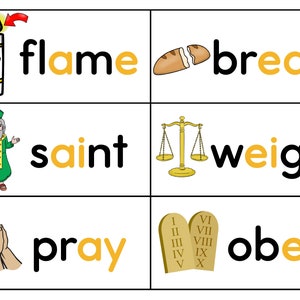 Catholic Science of Reading Sound Wall With Individual Pages | Sor ...
