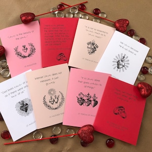 Printable Catholic Valentine Cards - Valentine's Day - Love - St ...