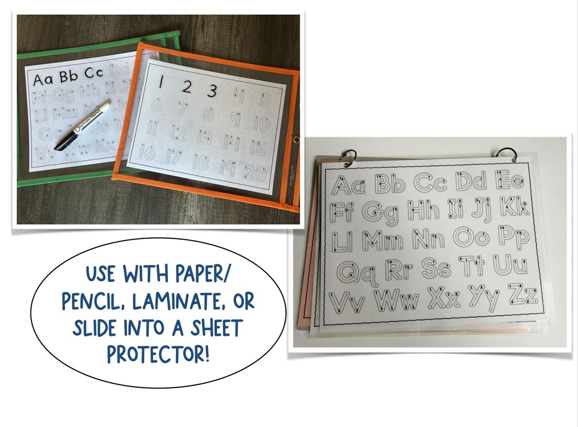 Letter and Number Formation Tracing Sheets | Handwriting | Preschool ...