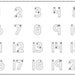 Letter and Number Formation Tracing Sheets Handwriting - Etsy