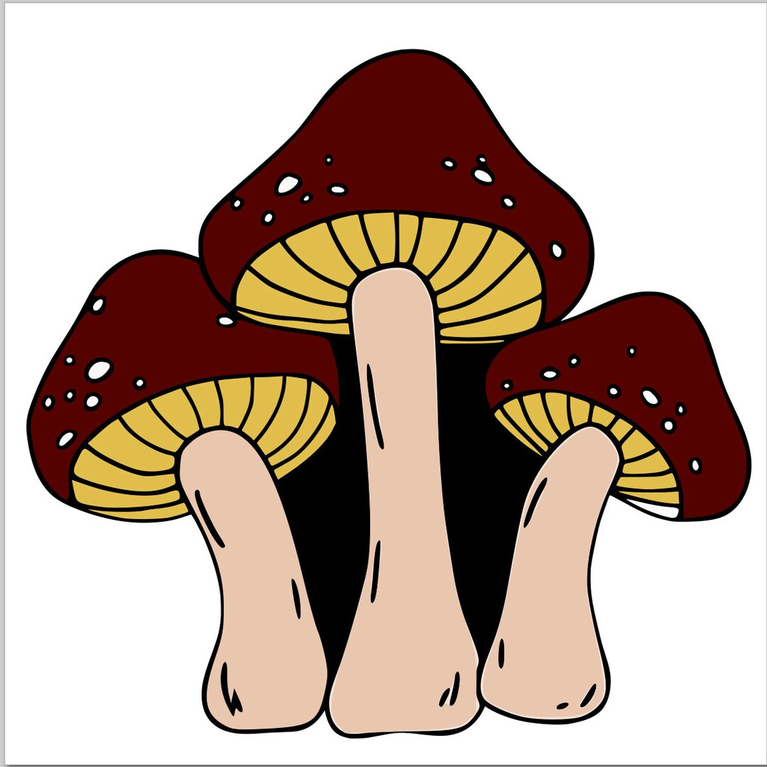 Retro Mushroom SVG PNG for Cricut Cameo or Sublimation - Etsy