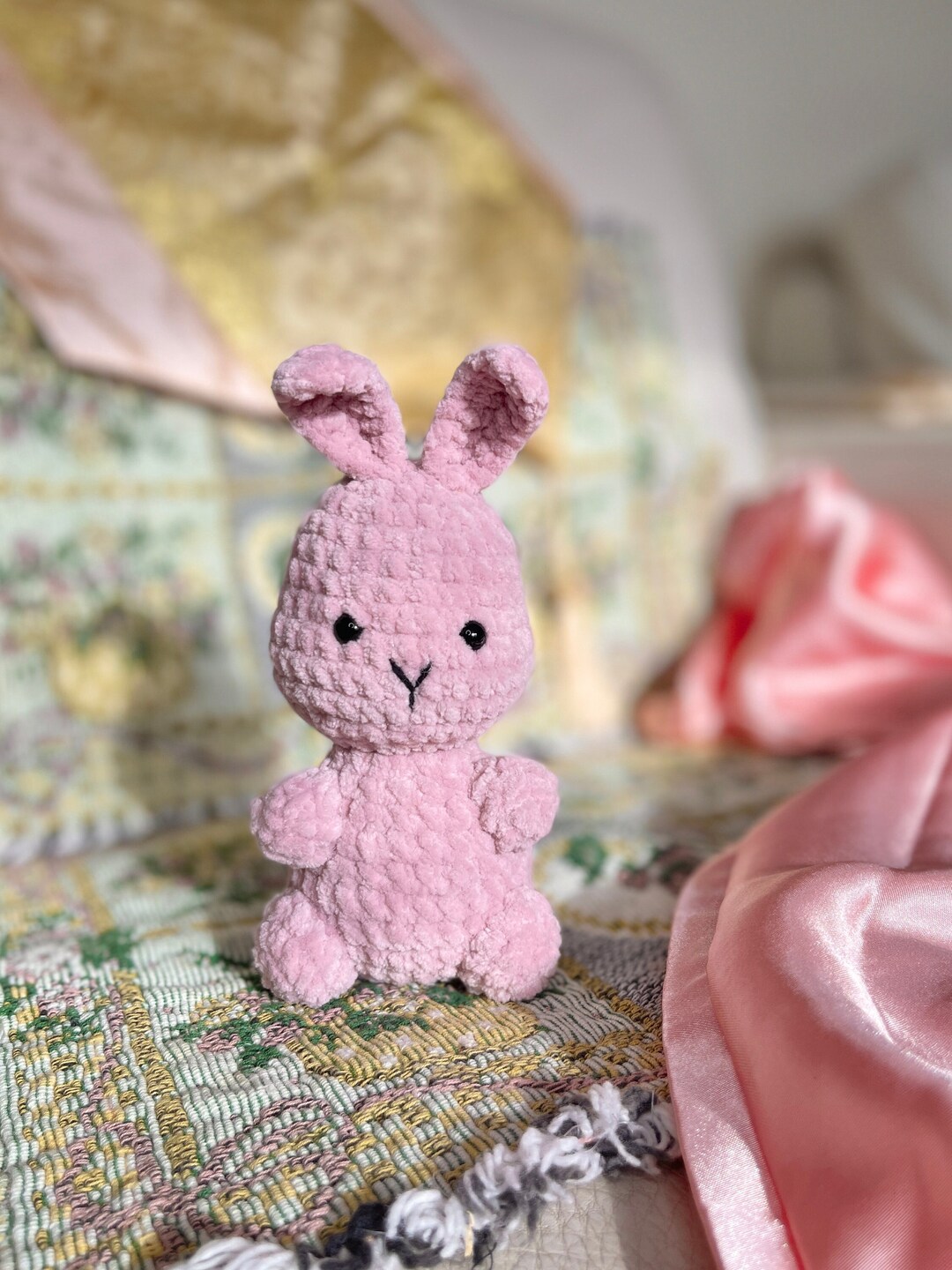 Bunny Beginner Crochet Pattern, Rabbit Easy Amigurumi Pattern, Plush ...