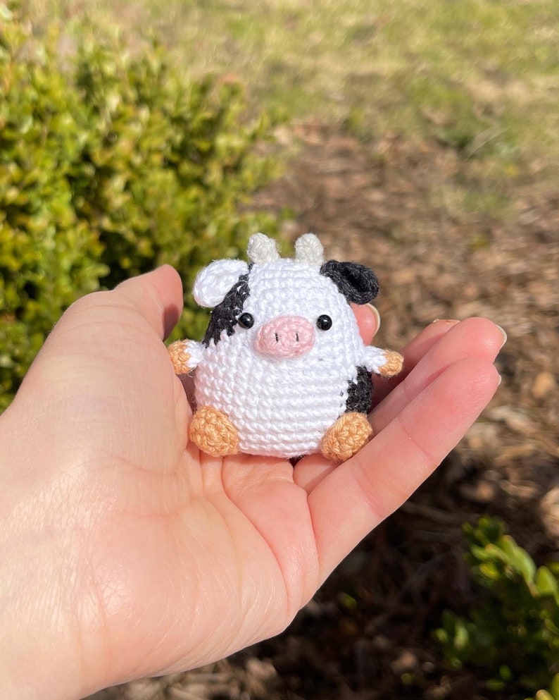 Tiny Cow Crochet Pattern Amigurumi PDF Instant Download DIY - Etsy