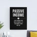 Passive Income Wall Art Minimalist Wall Art Real Estate - Etsy
