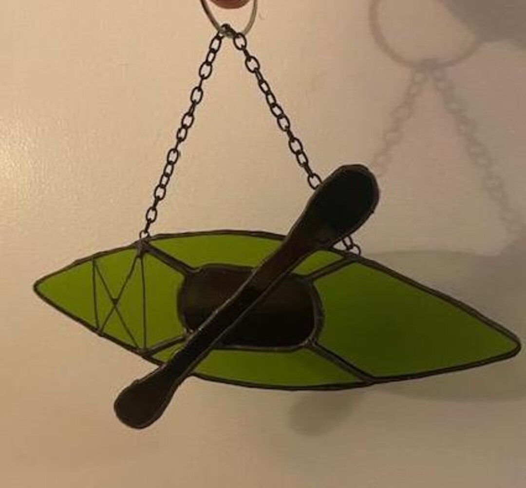 Stained Glass Kayak - Etsy