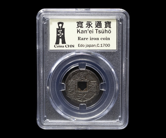 Rare Iron Coingenuine Edo Japan Coin Kanei | Etsy