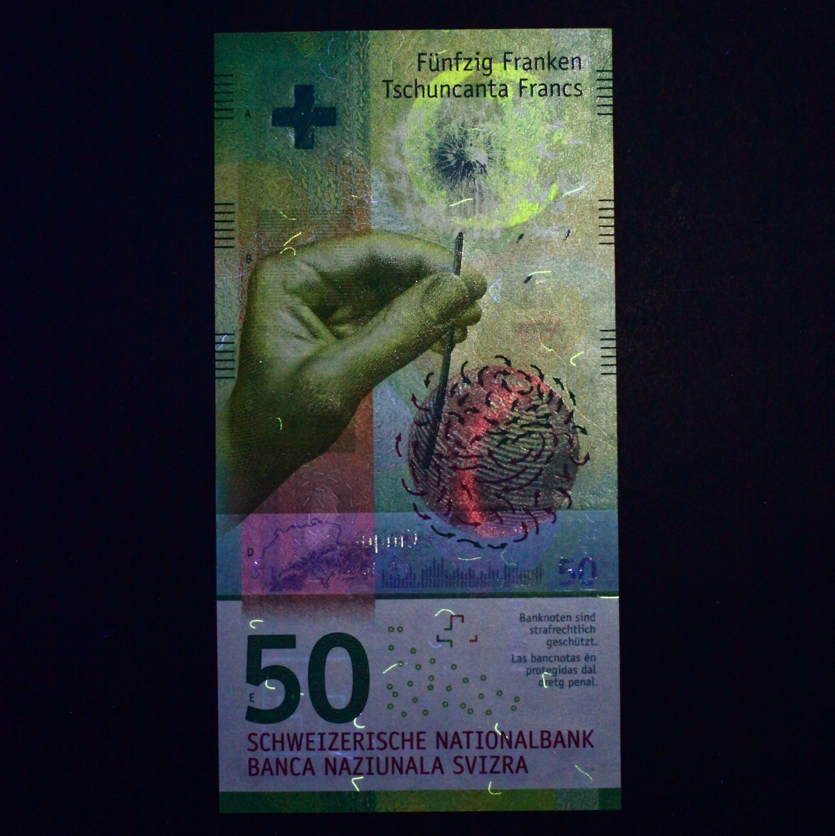 Swiss 50 Franc Note - Etsy