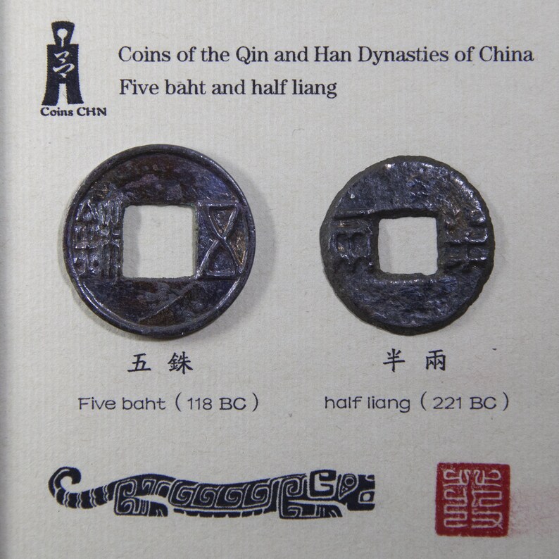 Wuzhu and Banliang Coins of Han Dynasty in Chinaprofessional - Etsy