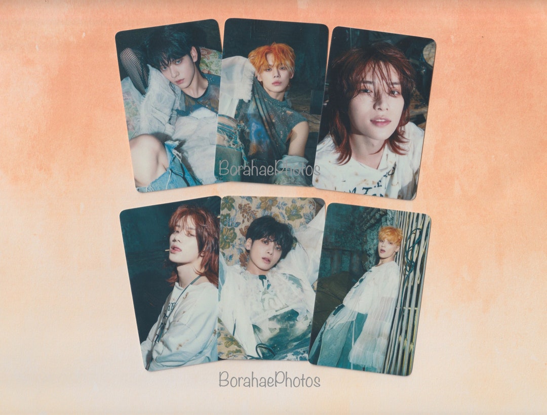 TXT Melancholy Photocards Freefall Soobin Yeonjun Beomgyu Taehyun ...